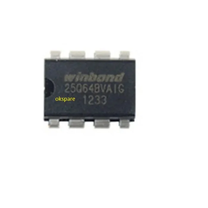 Winbond W25Q64BVAIG 8 MB (64 Mbit) BIOS Chip